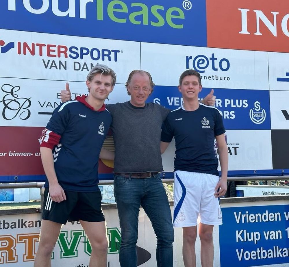 Sportorganisatie Soest - Rick en Tim trainers van JO13-2